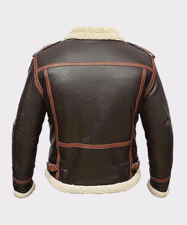 B3 Aviator Leather Jacket Mens – Genuine Lambskin Real Leather Jacket